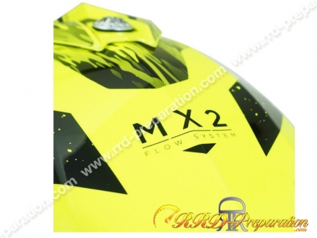 CROSS ADX MX2 helmet bright fluorescent yellow (sizes to choose from ...