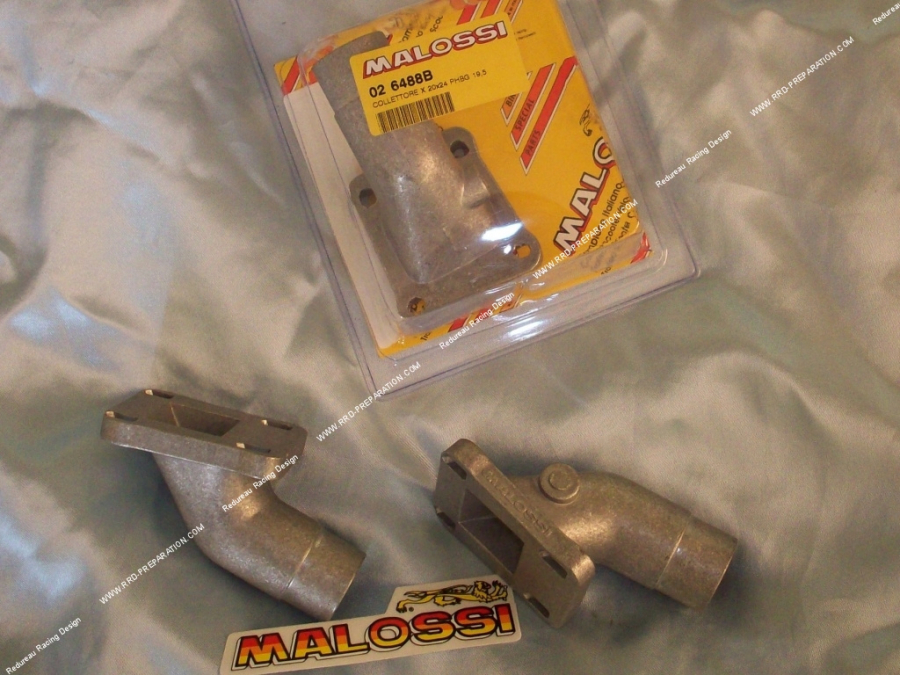 Pipe of admission MALOSSI Ø20mm by 24mm (PHBG) Peugeot 103 spx / rcx ...