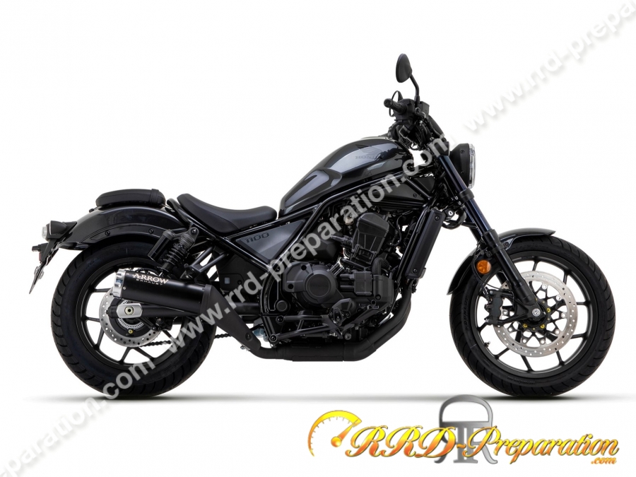 Silencieux d'échappement ARROW REBEL pour HONDA CMX 1100 REBEL de 2021 à 2022 Type d'embout ...