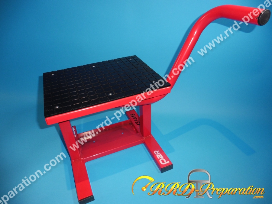 Motorcycle lift / P2R motorcycle bridge with red steel lever