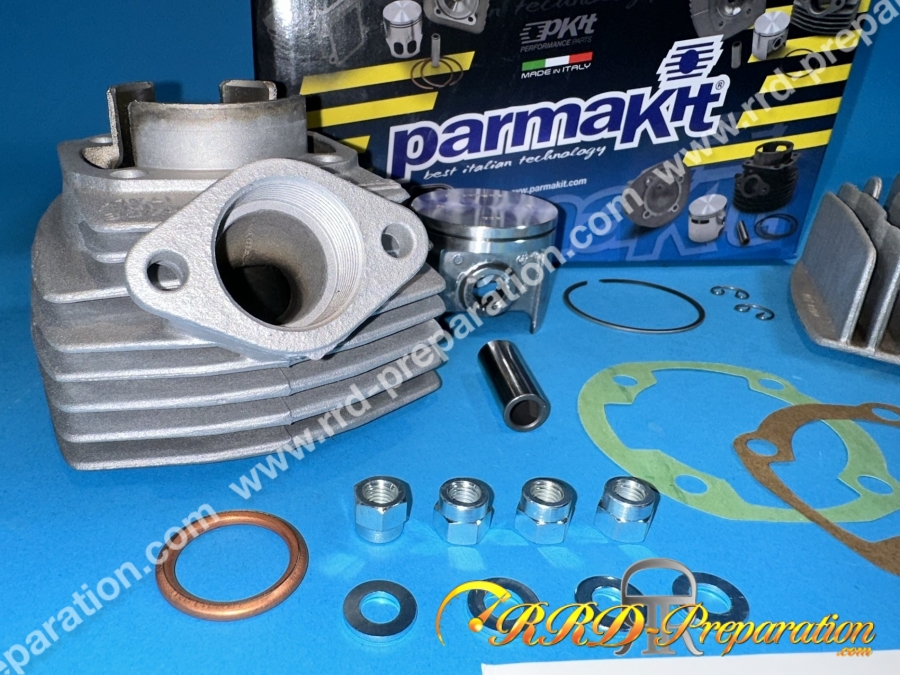 Kit 77cc Ø50mm PARMAKIT with aluminum air cylinder head peugeot 103 ...