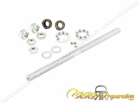 Wheel axle 200mm Ø11mm with bearings and nuts for PIAGGIO CIAO