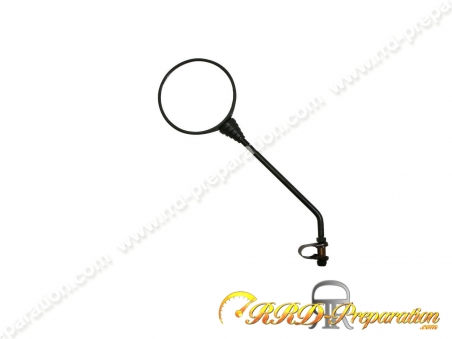Black left rearview mirror with handlebar attachment for PIAGGIO CIAO