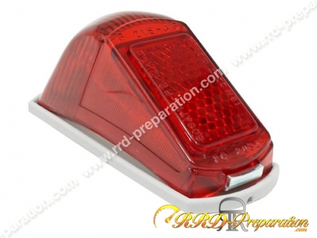 Original red BOSATTA type rear light for Piaggio Ciao BRAVO, SC... moped