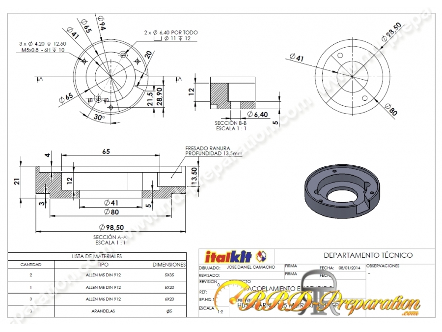Allumage ITALKIT compétition SELETTRA DIGITAL double courbe à rotor ...