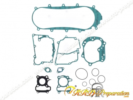 Complete engine gasket kit (17 pieces) ATHENA for SYM FIDDLE, SYMPLY ...