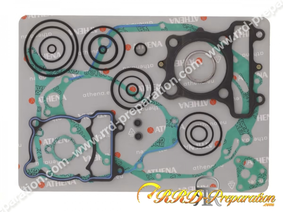 Complete engine gasket kit (23 pieces) ATHENA for YAMAHA XT 225 cc engine from 1992 to 2002