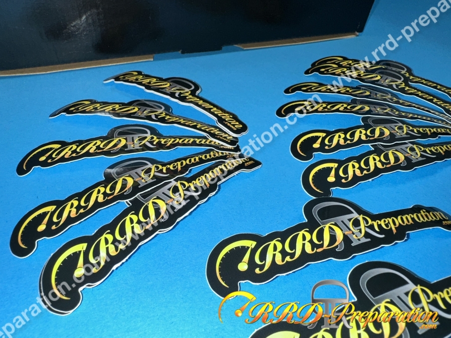 RRD sticker 10 x 3cm pre-cut adhesive