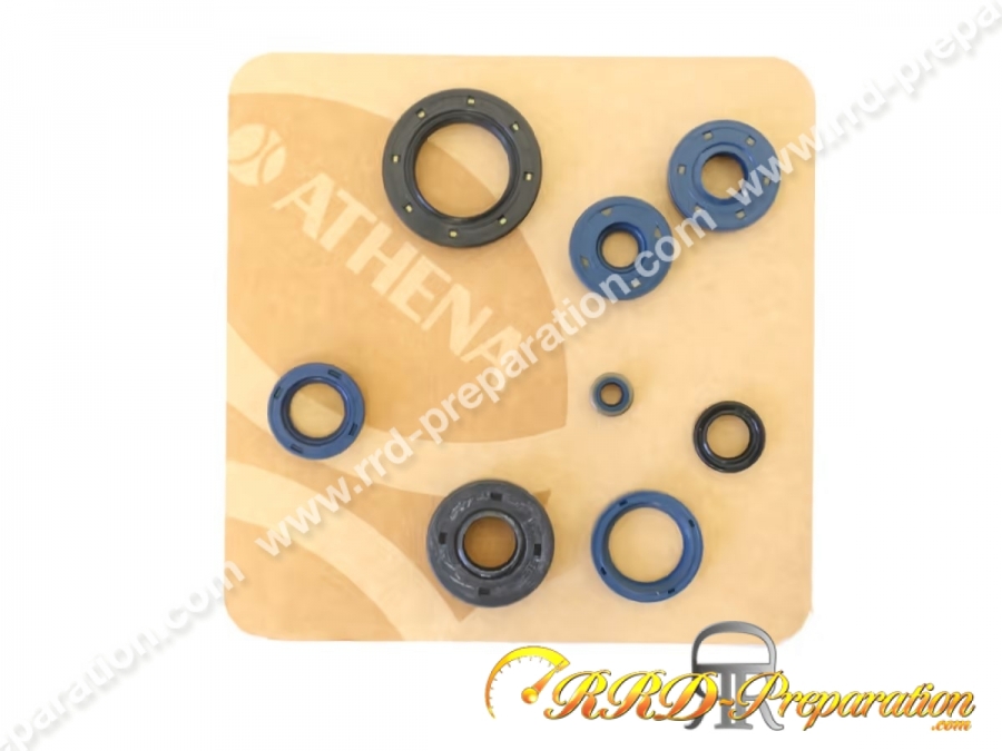 Pack joint spi complet (8 pièces) ATHENA pour moteur APRILIA MOTO, PEGASO, ROTAX.. 650cc de 1991 ...