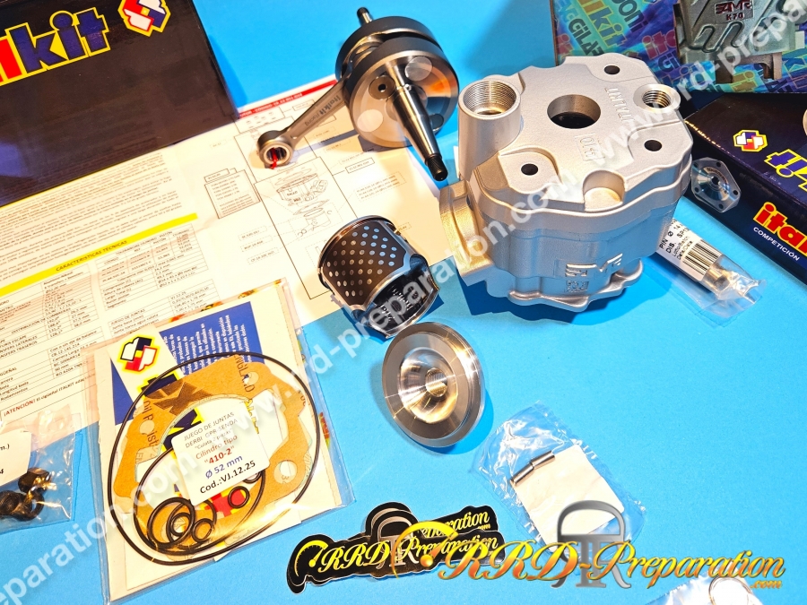 Pack ITALKIT Racing 96cc Ø52mm monosegmento (con carrera cigüeñal 44 ...