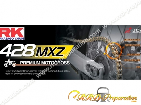 Kit chaine KMX.125 '86/98 Nombre de dents au pignon 13 teeth Model ...