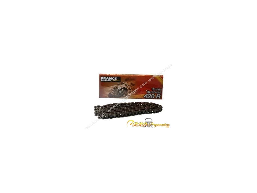 Chain kit FRANCE EQUIPEMENT super reinforced for motorcycle YAMAHA DT ...
