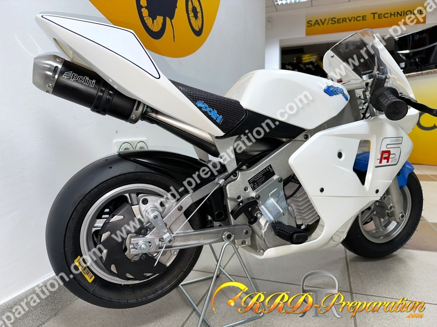 Pocket bike, mini motorcycle POLINI 910 CARENA RS AIR 6.2 HP big wheel ...