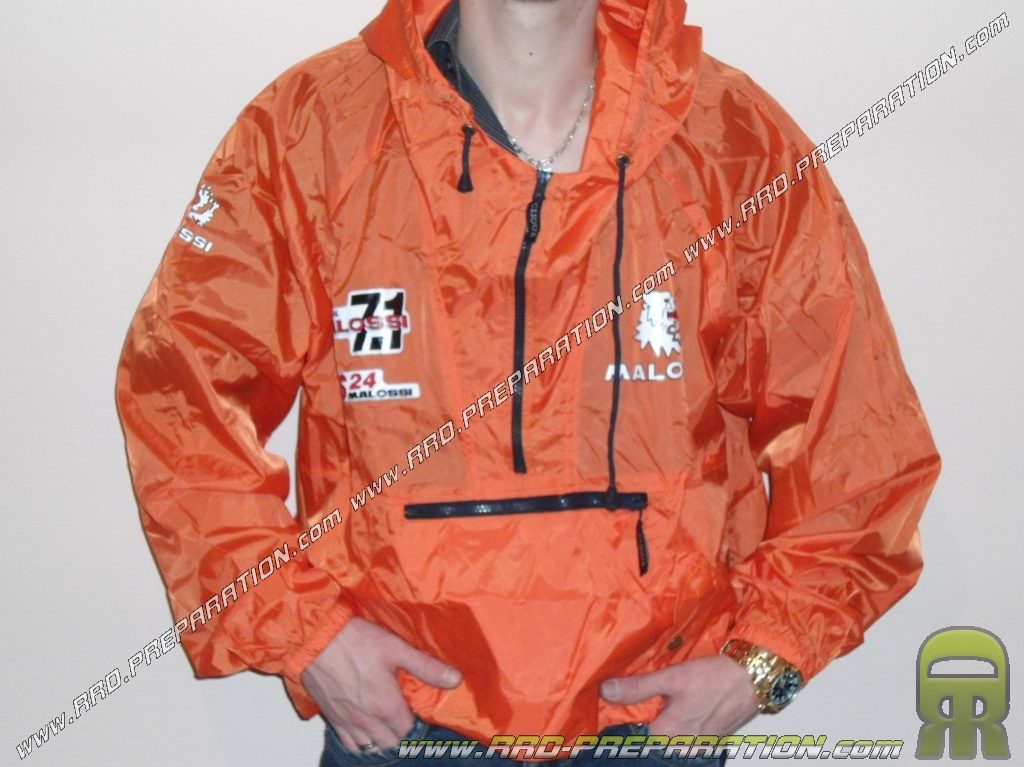§ K-way MALOSSI en nylon de couleur orange (L-XL-XXL) - www.rrd ...