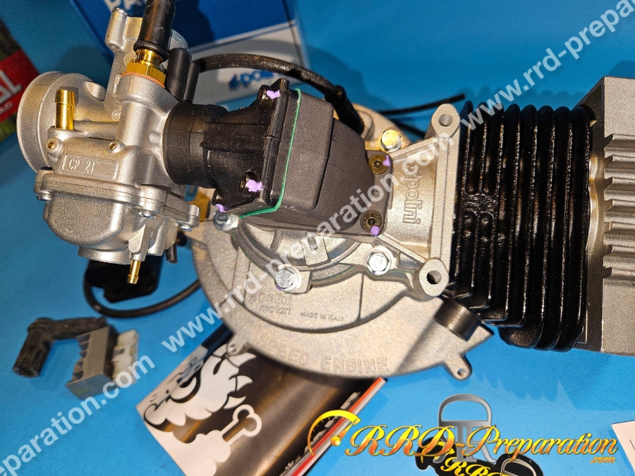 Moteur complet 72cc assemblé POLINI à clapets pour PIAGGIO CIAO BRAVO ...