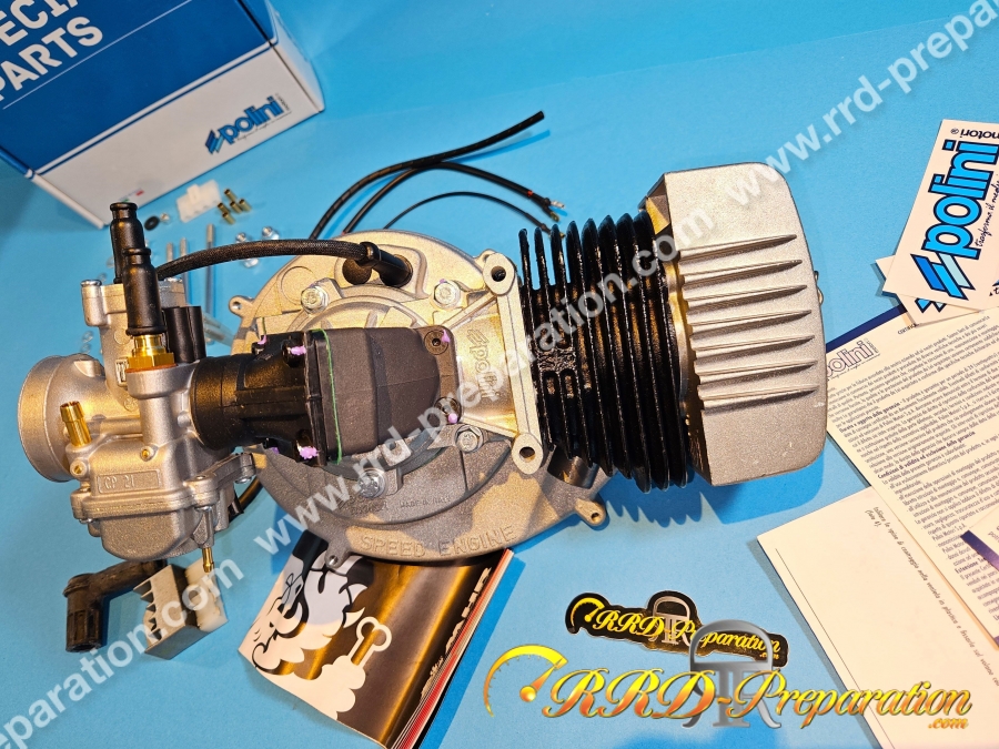 Moteur complet 72cc assemblé POLINI à clapets pour PIAGGIO CIAO BRAVO ...