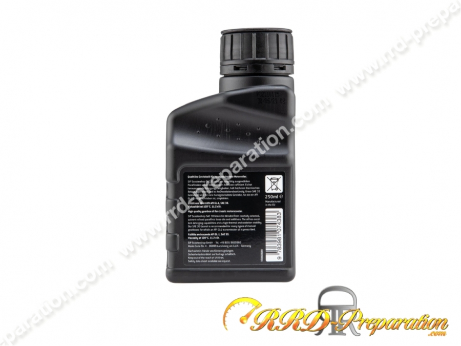 Box oil / transmission SIP SAE 30 250ml for PIAGGIO APE, MOTOVESPA ...