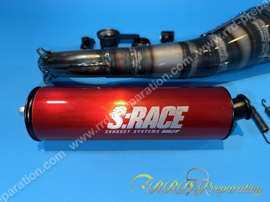 Exhaust MVT S-RACE Peugeot 103 SPX, RCX, CLIP & MVX square arm