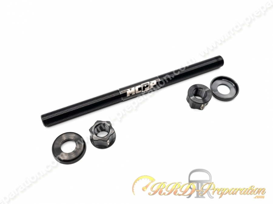 Axe de roue avant MC PROPARTS pour PIAGGIO CIAO, PX, SC, SI, Boxer ...