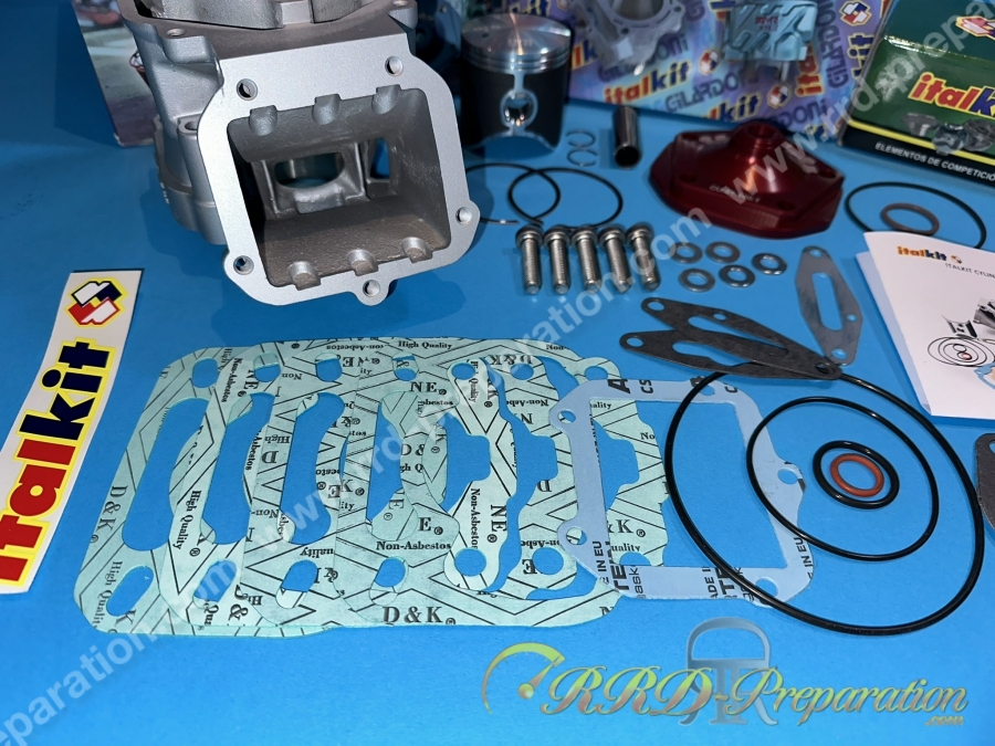 140cc ITALKIT bi-segment kit with cylinder head for 125cc ROTAX 122 ...