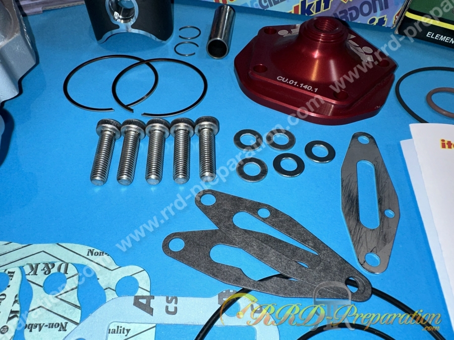 140cc ITALKIT bi-segment kit with cylinder head for 125cc ROTAX 122 ...