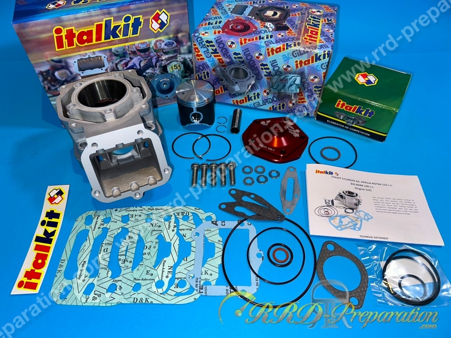140cc ITALKIT bi-segment kit with cylinder head for 125cc ROTAX 122 ...