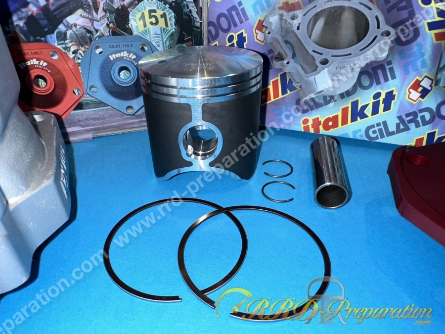 Kit 140cc ITALKIT bi segmento con cabeza motora 125 ROTAX 123, aprilia ...
