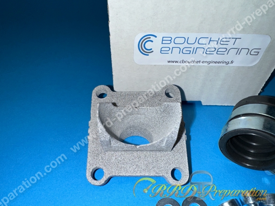 Straight pipe C. BOUCHET flexible 19 to 21mm for PEUGEOT 103 and MBK 51 ...