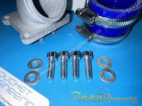 Pipa C-knit. 24mm flexible BOUCHET a 28mm PWK / VHST para PEUGEOT 103 y ...