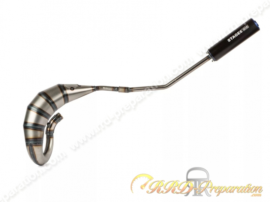 Exhaust Pot STAGE6 R/T 70 high passage for DERBI SENDA (several colors ...