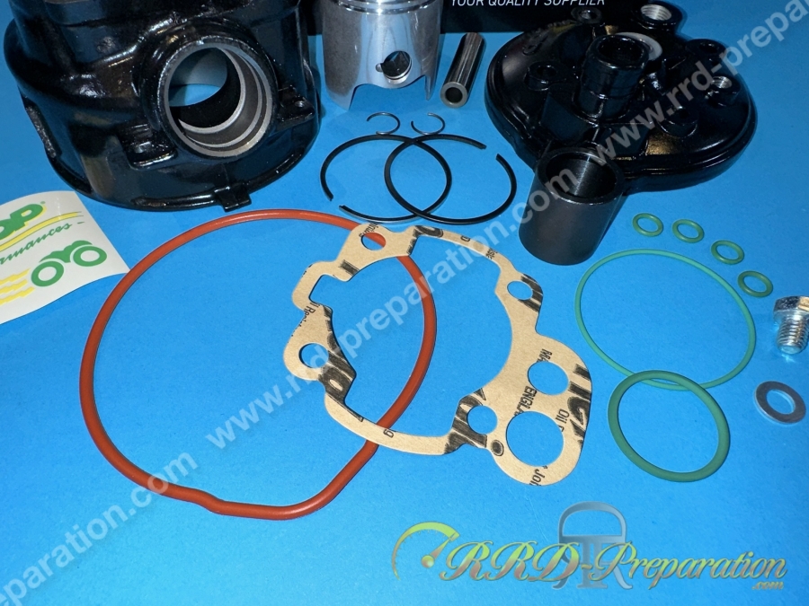 Kit 75cc Ø49mm TOP PERFORMANCES black cast iron minarelli am6 Engine ...