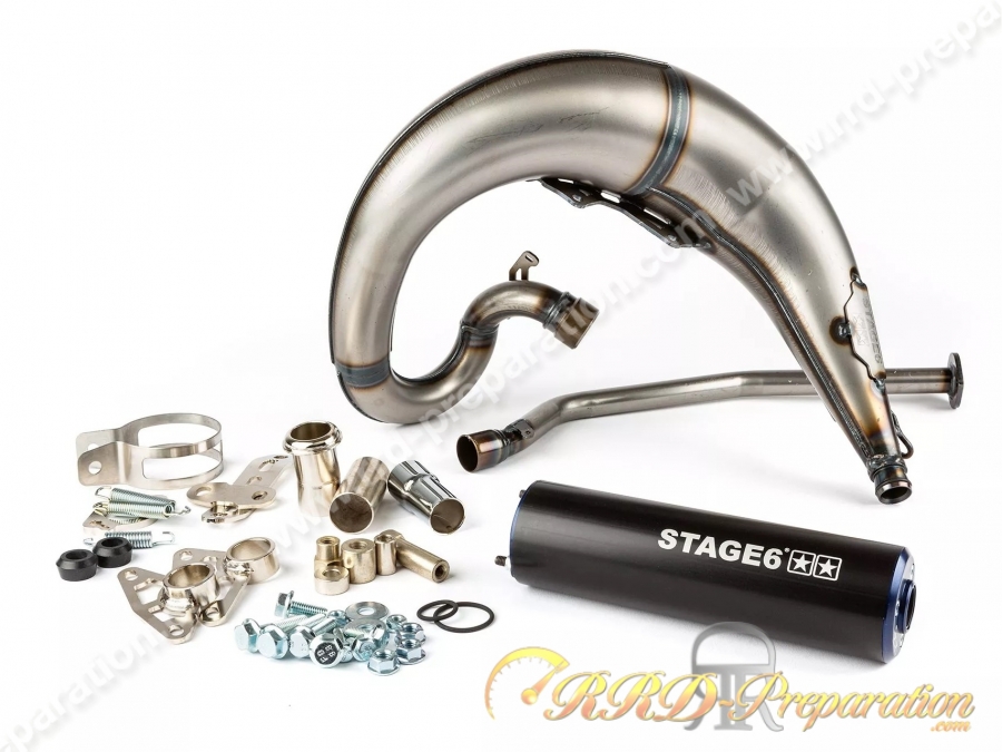 Escape Pot STAGE6 R/T Paso alto para DERBI SENDA (varios colores ...