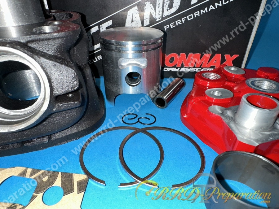 Kit 75cc Ø48,5mm MVT IRON MAX fonte minarelli am6 Stage 1 engine ...
