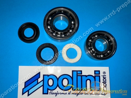 2 reinforced crank bearings POLINI C3 riveted steel cage with spi and ...