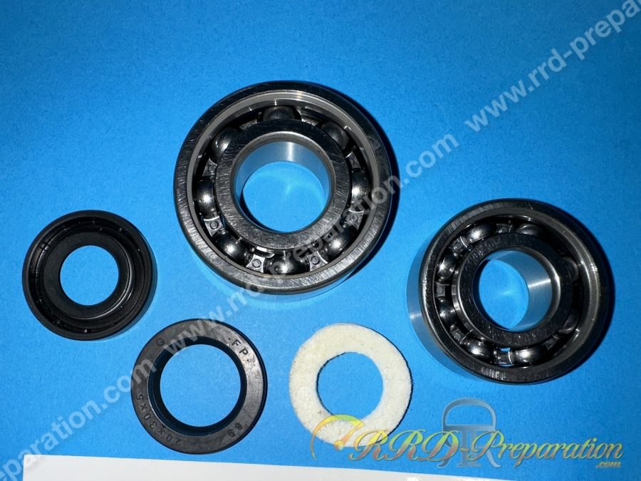 2 roulements de vilebrequin renforcés POLINI C3 cage acier riveté avec ...