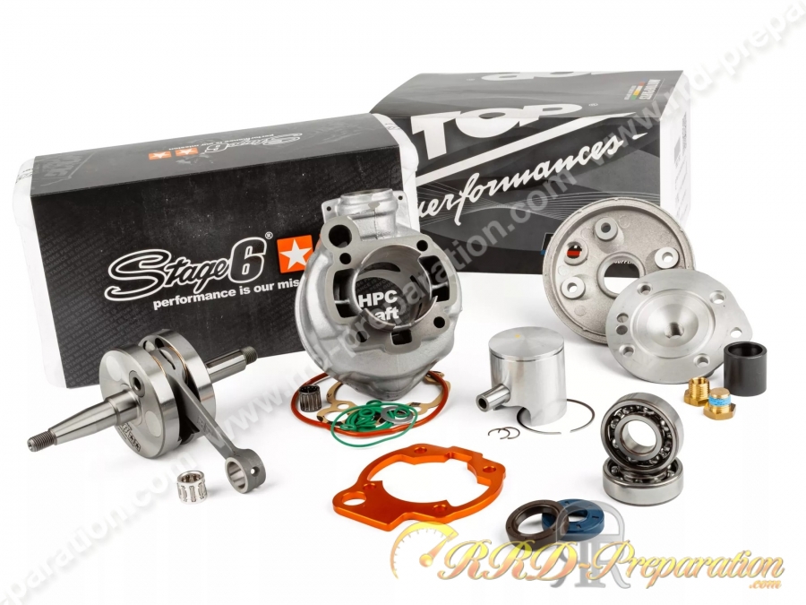 Maxi kit TOP FONTE 87cc (with crankshaft STAGE6) minarelli am6 Stage 1 ...