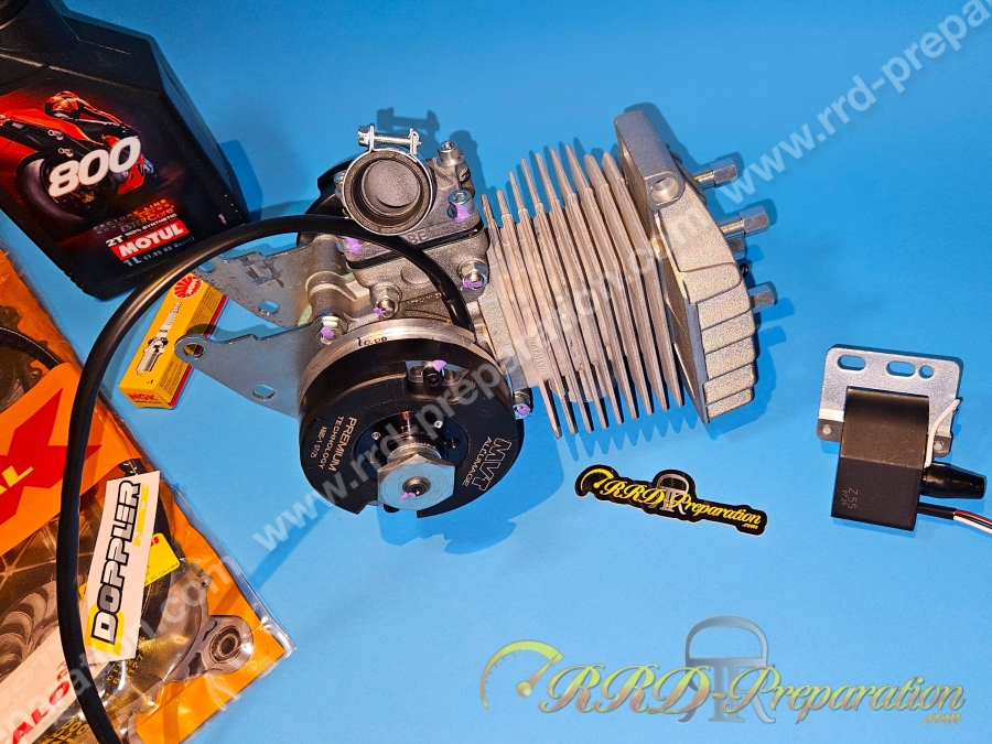 Complete engine assembled RRD RACING POLINI 70cc MBK 51 / motobecane av10
