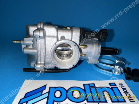 Carburateur POLINI CP 19 rigide, starter à levier avec graissage séparé
