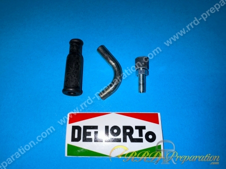 Kit de tube 40mm coudé 90° pour carburateur DELLORTO