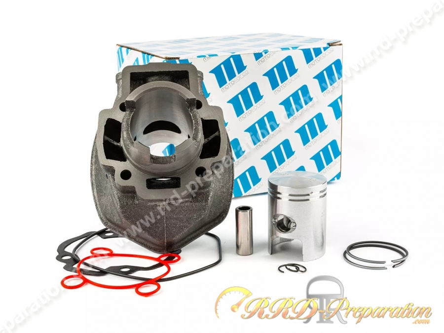 Cylinder - piston without cylinder head 50cc Ø40mm TEKNIX cast iron ...