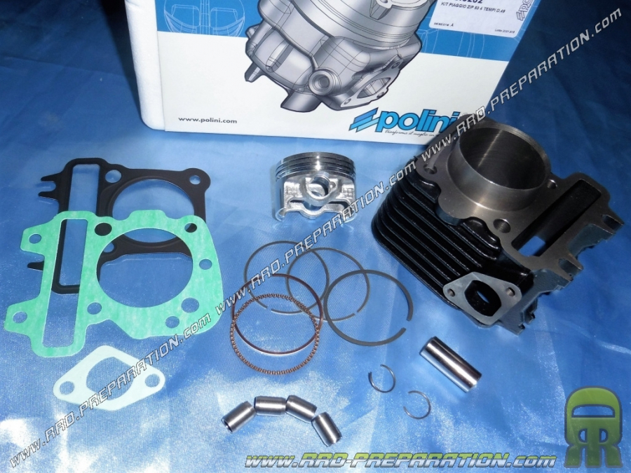 Kit 80cc Ø49mm POLINI RACING cast iron SCOOTER 50 4T APRILIA SCARABEO ...