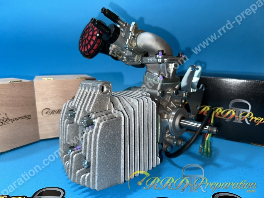Complete MBK 51 engine assembled by PARMAKIT , 82cc air-cooled ...