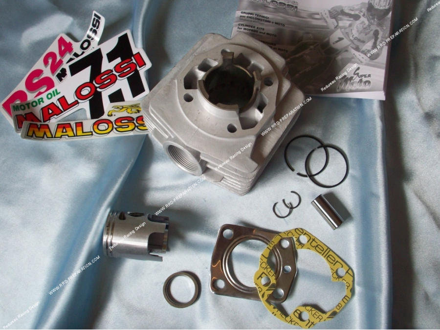 Kit air 50 d.39mm MALOSSI G1 replica aluminium MBK 51 / motobecane av10 ...