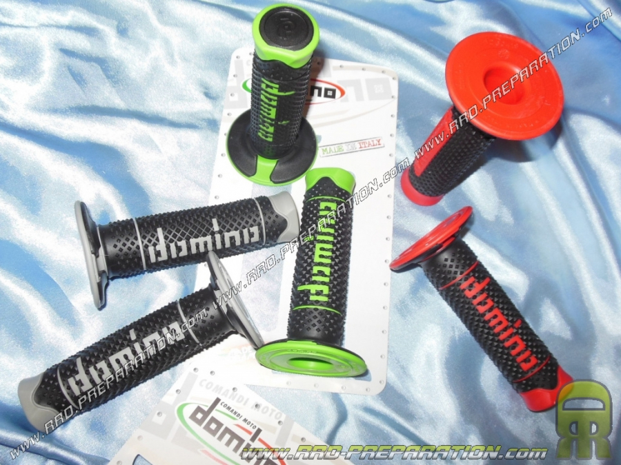 Handles of handlebar, coating sides closed, large two-tone ring DOMINO ...